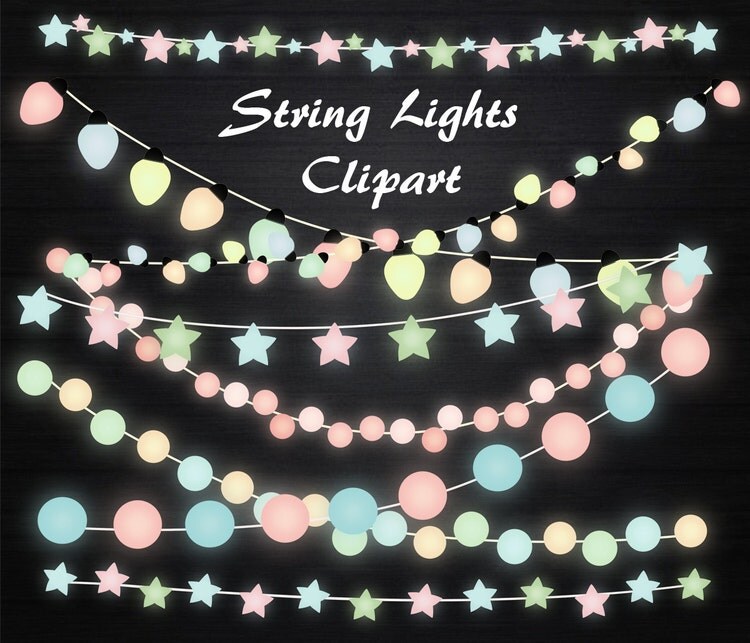 String Lights Clipart String lights clip art by PassionPNGcreation