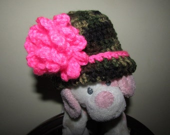 Popular items for girl camo hat on Etsy