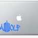 Bad Wolf Doctor Who Vinyl Sticker Car Window Door Bumper Decal