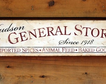 General store signs | Etsy