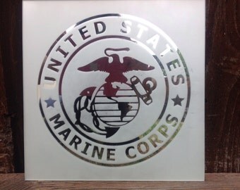Marine Corps Decorative Tile