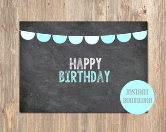 Popular items for chalkboard pennant on Etsy