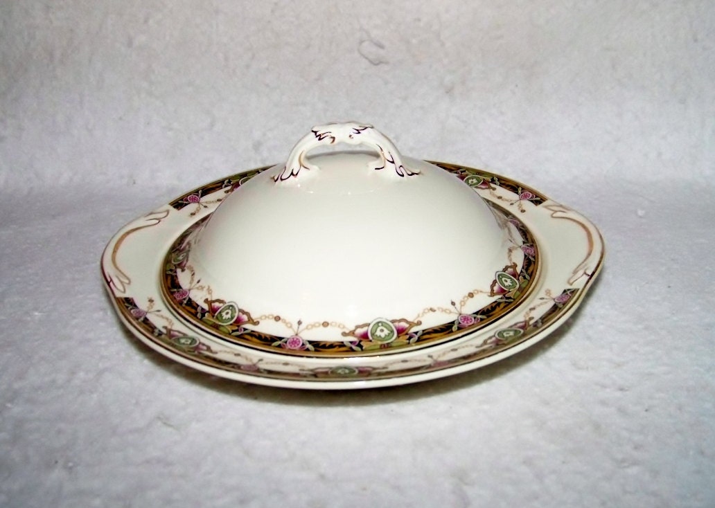Vintage Early 1900’s Johnson Brothers 7 ” Round Shallow Serving Dish ...