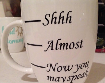 Popular items for shhh coffee mug on Etsy