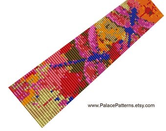 Bracelet Pattern for Bead Loom or Single Peyote Stitch - Dragonfly Dreams