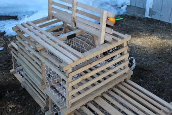 Maine Wooden Lobster Trap by ChipHowarth on Etsy