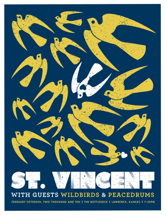 Items similar to St. Vincent Poster on Etsy