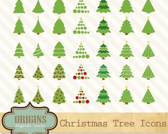 Vintage Christmas Digital Paper 16 Pack by OriginsDigitalCurio