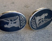 Unique siam cufflinks related items | Etsy