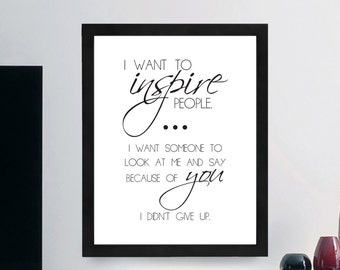Popular items for inspiring wall decor on Etsy