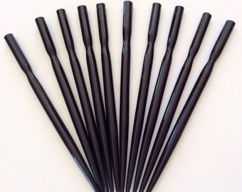 Black hair stick | Etsy