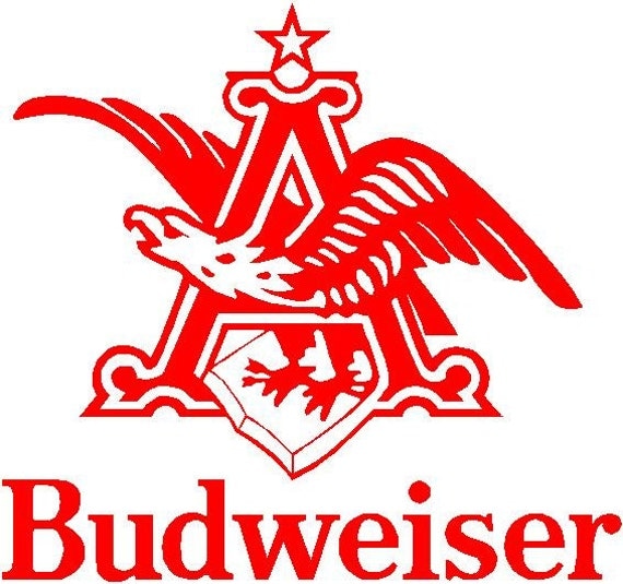 Budweiser Cornhole Decals Set of 2