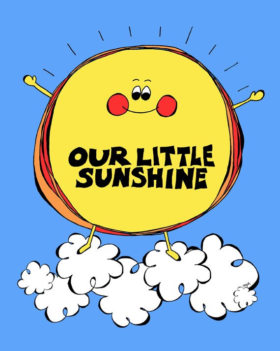 Items similar to Our Little Sunshine Giclee Print - 8x10 on Etsy