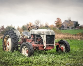Old Farmall Tractor Dreams Rusty Old by garyhellerphotograph