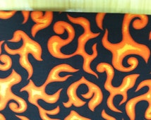 Popular items for flame print fabric on Etsy