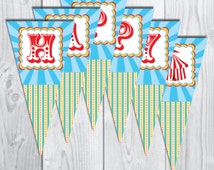 Popular items for birthday pennant banner on Etsy