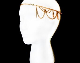 Popular items for bridal head chain on Etsy