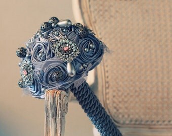 Popular items for grey silk flower on Etsy