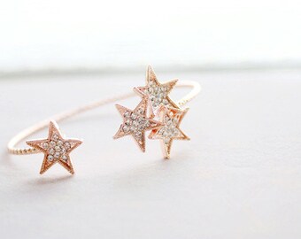 Popular items for star bangle on Etsy