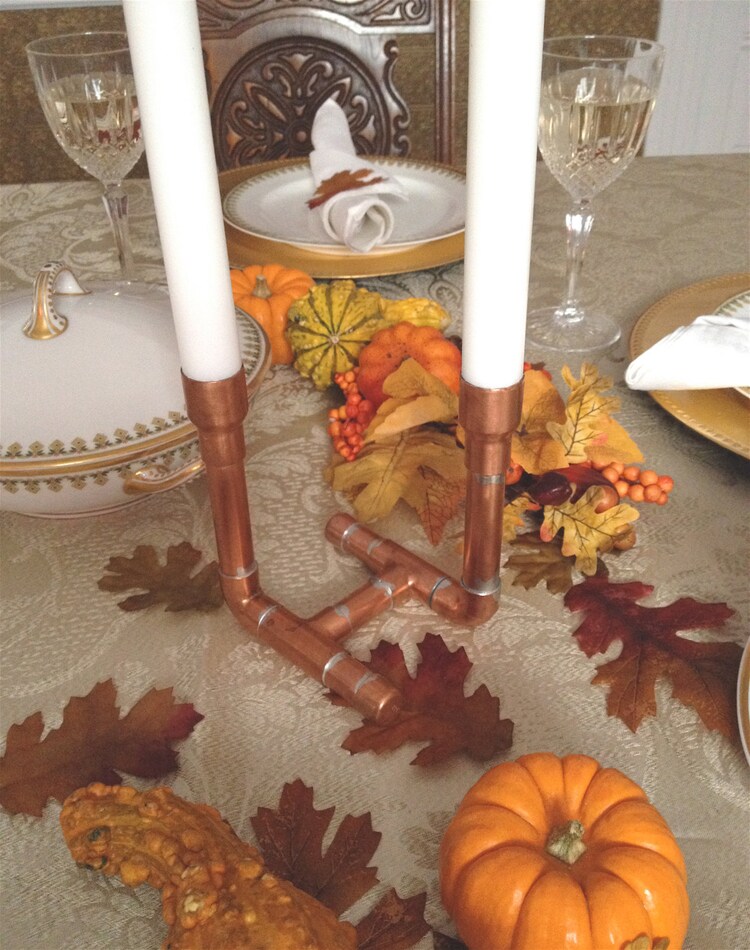 Copper Pipe Candle Holder Industrial Design by MacAndLexie on Etsy Copper Pipe Candle Holder Industrial Design by MacAndLexie on Etsy