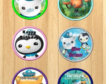 Octonauts Cupcake Toppers, Instant Download, DIY, Octonauts Favor Tags ...