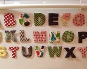Popular items for fabric letters on Etsy
