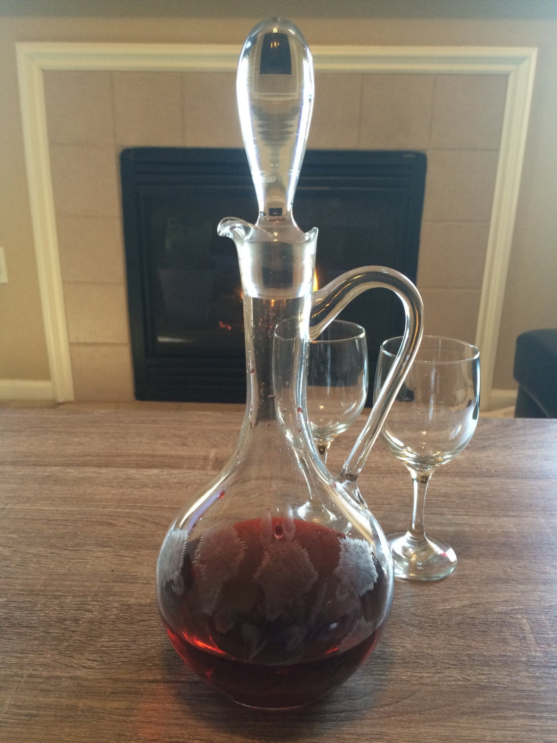 Vintage Glass Wine Decanter – Haute Juice