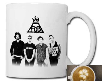 Fall Out Boy FOB mug coffee, mug tea, size 8,2 x 9,5 cm