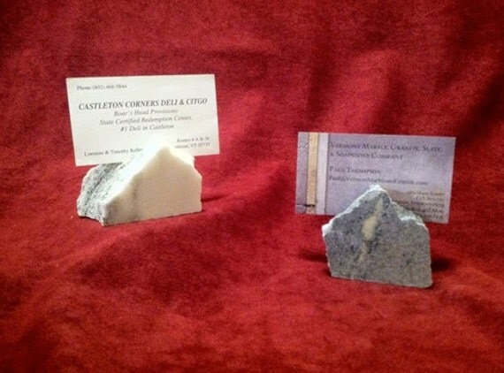 Items similar to Business Card Holders made of Stone on Etsy