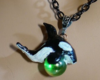 Orca pendant | Etsy