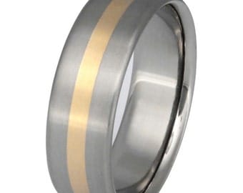 Titanium Wedding Bands and Unique by TitaniumRingsStudio on Etsy
