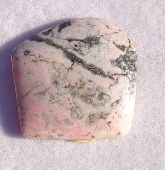 Astorite/ Pink Rhodonite Freeform Cab/ by CreationsthruNATURE