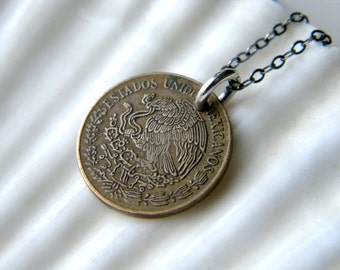 Real coin necklace | Etsy