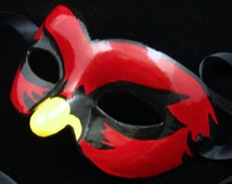 Unique cardinal mask related items | Etsy