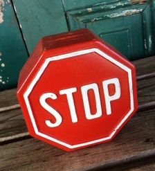 Popular items for vintage stop sign on Etsy