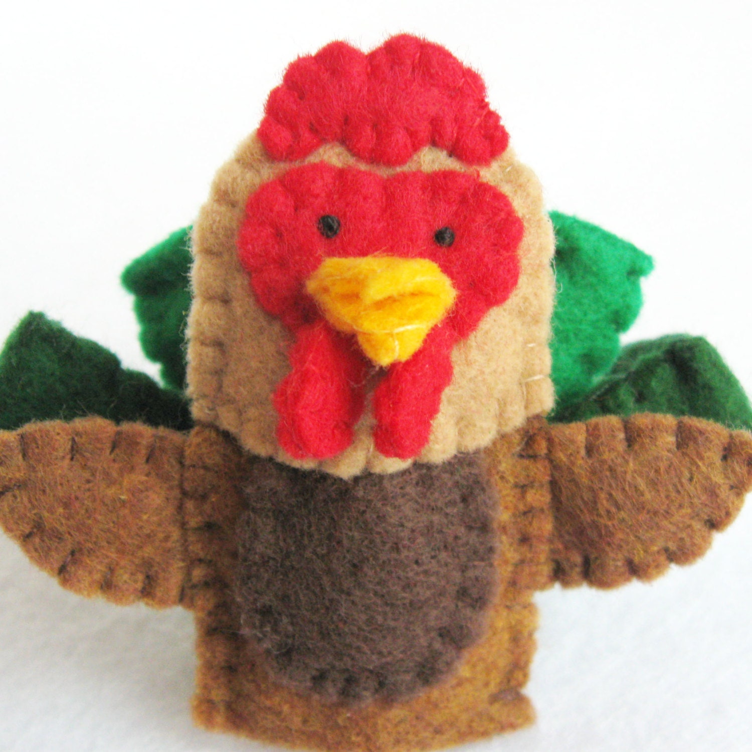 Rooster rooster puppet rooster finger puppet by KendrickStorytime