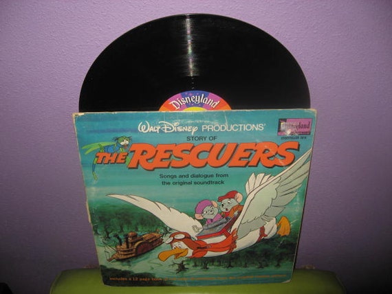 Vinyl Record Disney's The Rescuers Original Soundtrack