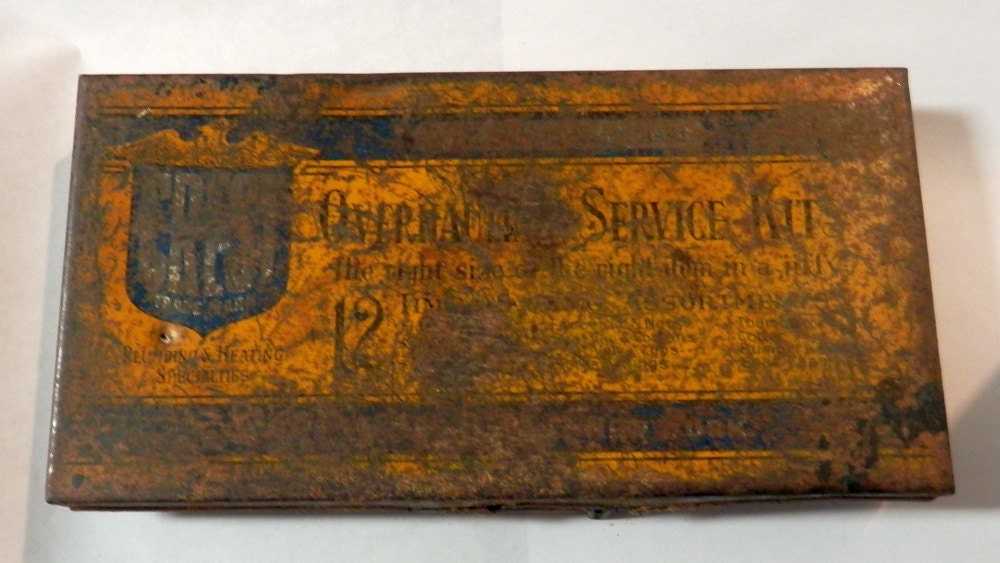 a vintage metal divided box – Haute Juice