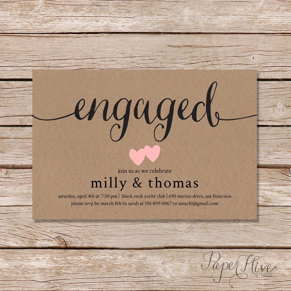25 Luxury Engagement Invitation Latter