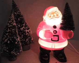 Popular items for light up santas on Etsy