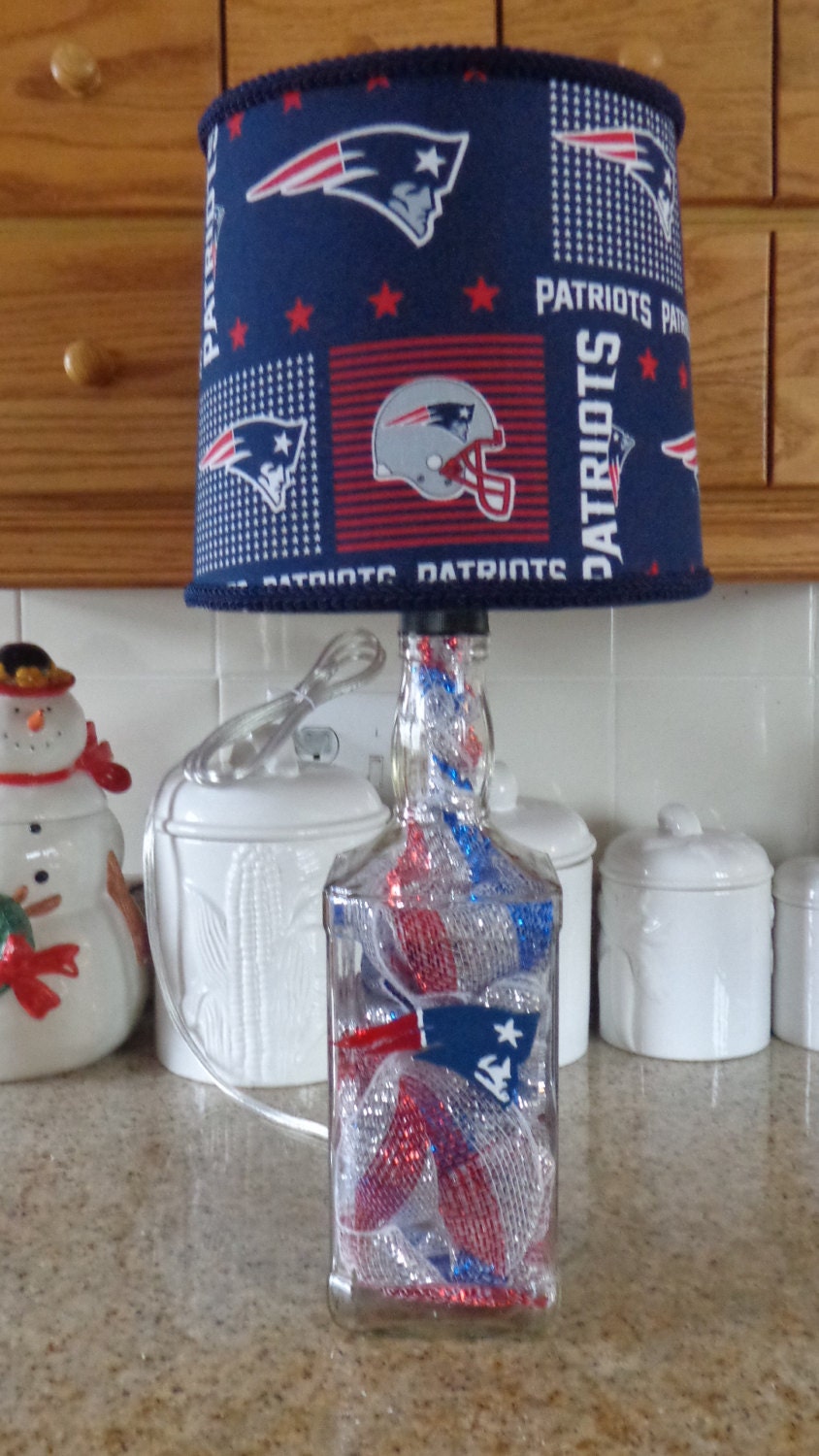 Sports Team Table/Desk Lamp Hand-Painted by COLDSTREAMCREATIONS