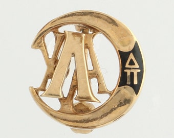 Rare Lambda Chi Alpha Fraternity Pin - 10k Yellow Gold Greek Mini Badge w7575