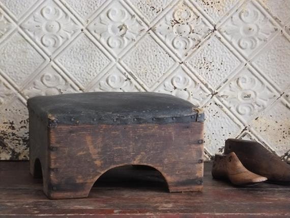 Antique Primitive Foot Stool Ottoman – Haute Juice