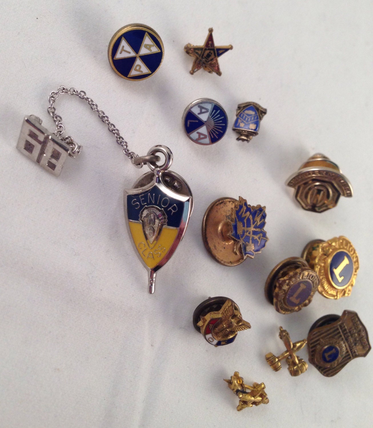 Tie Clasps and Pins including Class of 1968 Pin Instant Collection ...