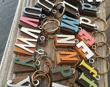 Popular items for monogram keychain on Etsy
