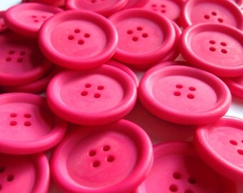 Big pink buttons | Etsy