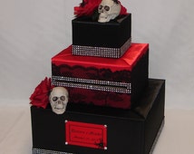 Unique gothic wedding card related items | Etsy