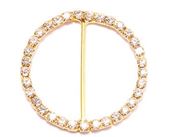 75pcs Gold Buckle Sliders, Wedding Invitation DIY Craft Supplies Napkin ...