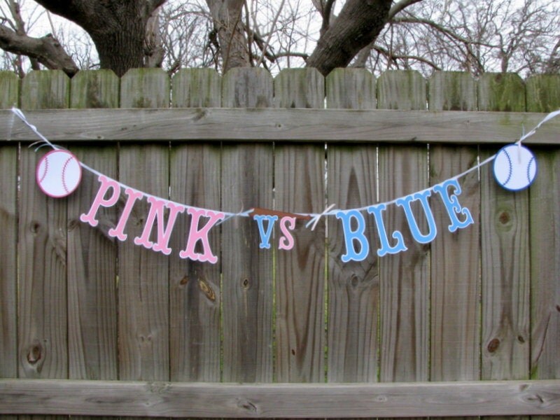 Gender Reveal Decorations Baseball at Olivia Quinn blog
