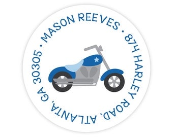 Police Car Address Labels Personalized Address Labels for